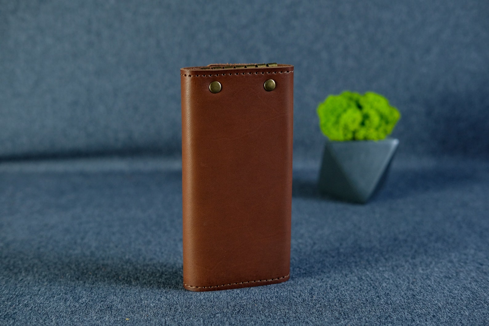 Trifold Leather Key Case Leather Key Chain Leather Key Bag | Etsy