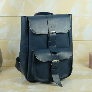 Medium Leather Backpack Leather Backpack Women Leather | Etsy