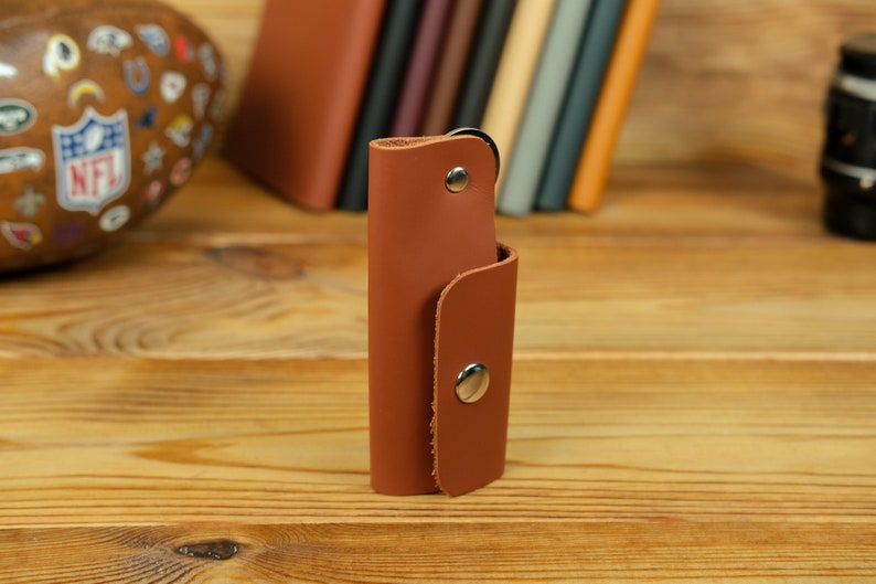 Scratch Resistant Leather Key Chain Leather Key Case Leather | Etsy