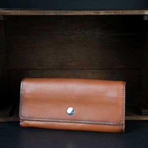 Leather Wallet Handmade Wallet With 12 Card Slots Long - Etsy