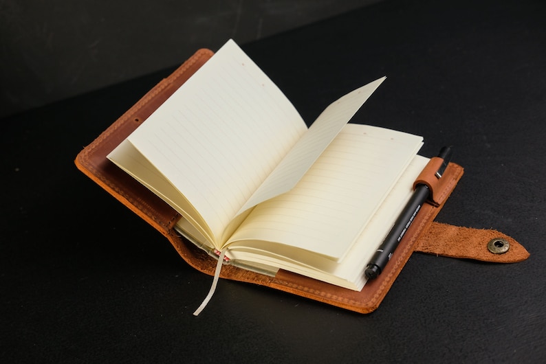 Leather Planner Cover A6 Travel Journal Cover A5 Leather | Etsy