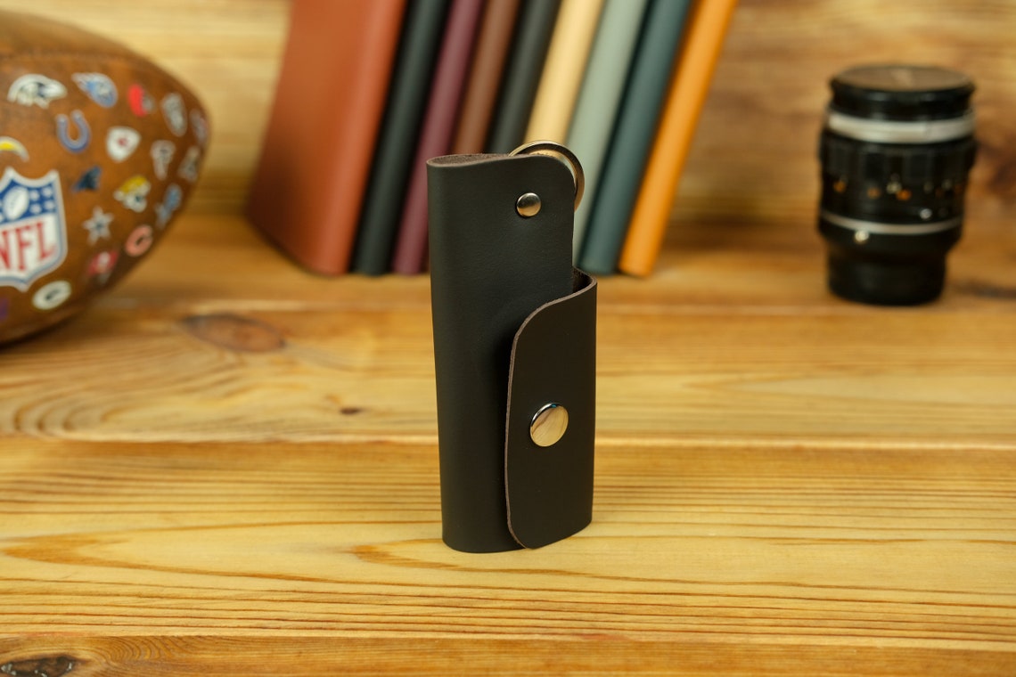 Scratch Resistant Leather Key Chain Leather Key case | Etsy