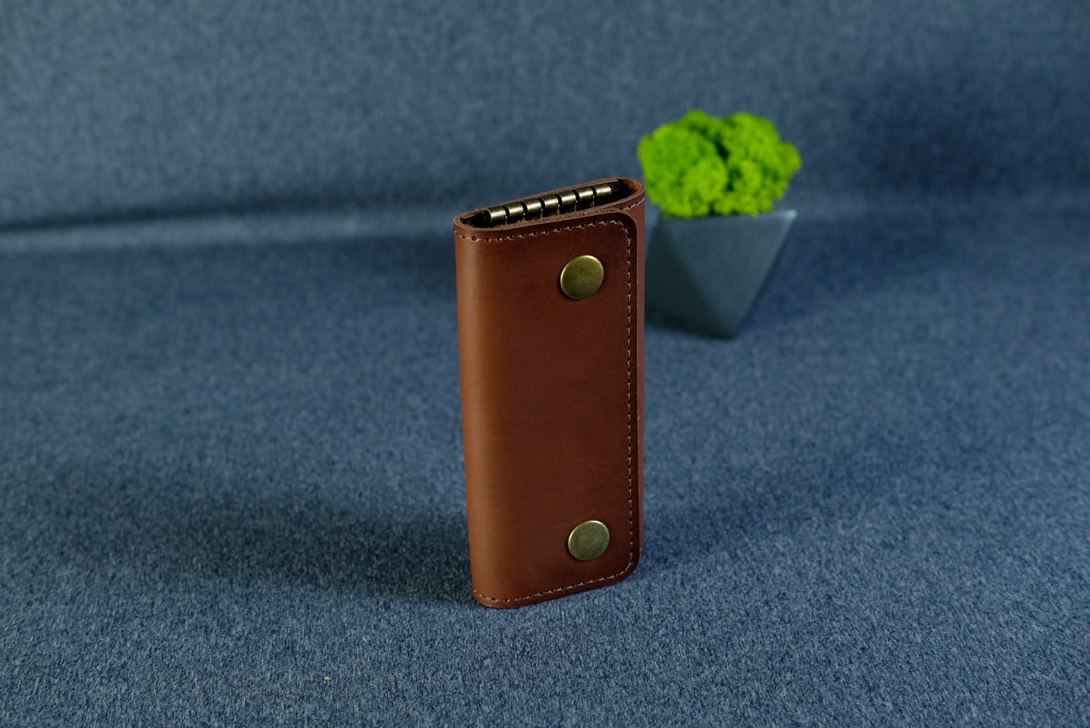 Trifold Leather Key Case Leather Key Chain Leather Key Bag - Etsy