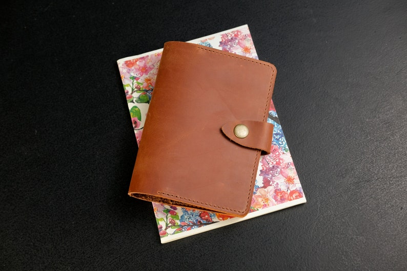 Leather Planner Cover A6 Travel Journal Cover A5 Leather | Etsy