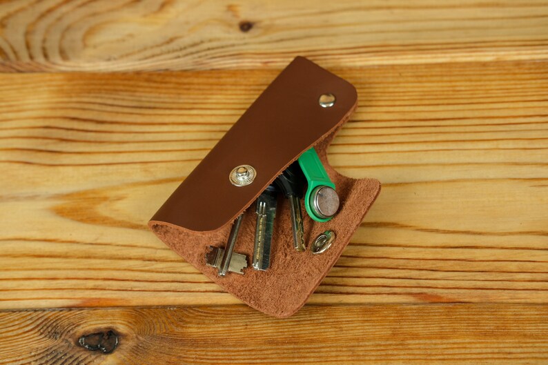 Scratch Resistant Leather Key Chain Leather Key Case Leather | Etsy