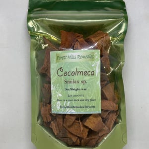 Cocolmeca Bark Powder and Cut, Wildcrafted, Smilax Sp - Etsy