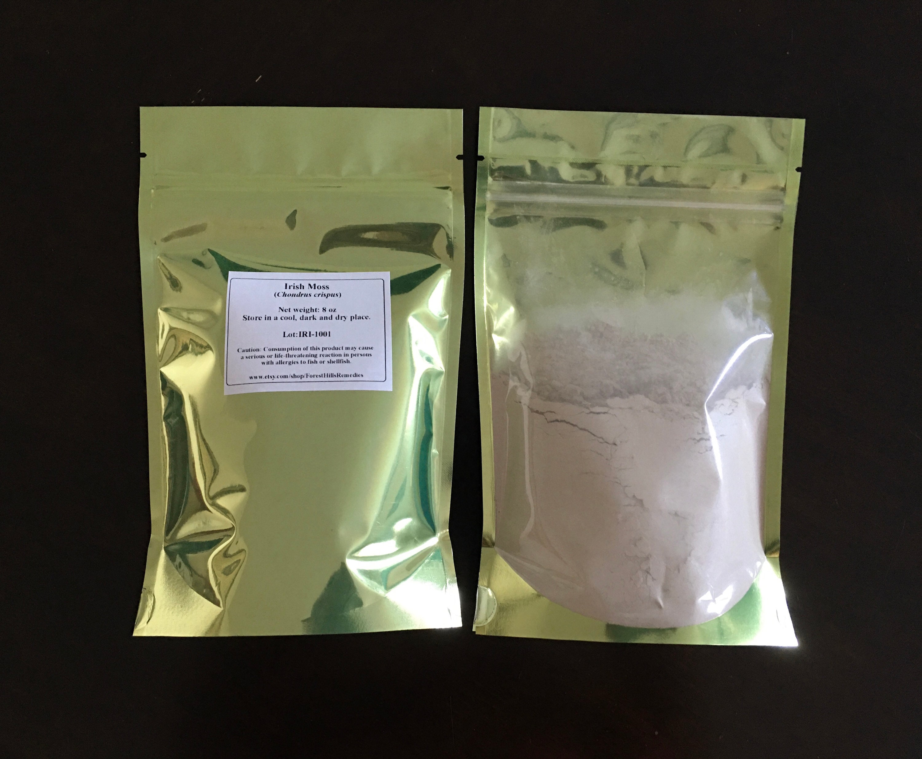 Irish Moss Powder 100% Pure Sea Moss Forest Hills Remedies - Etsy