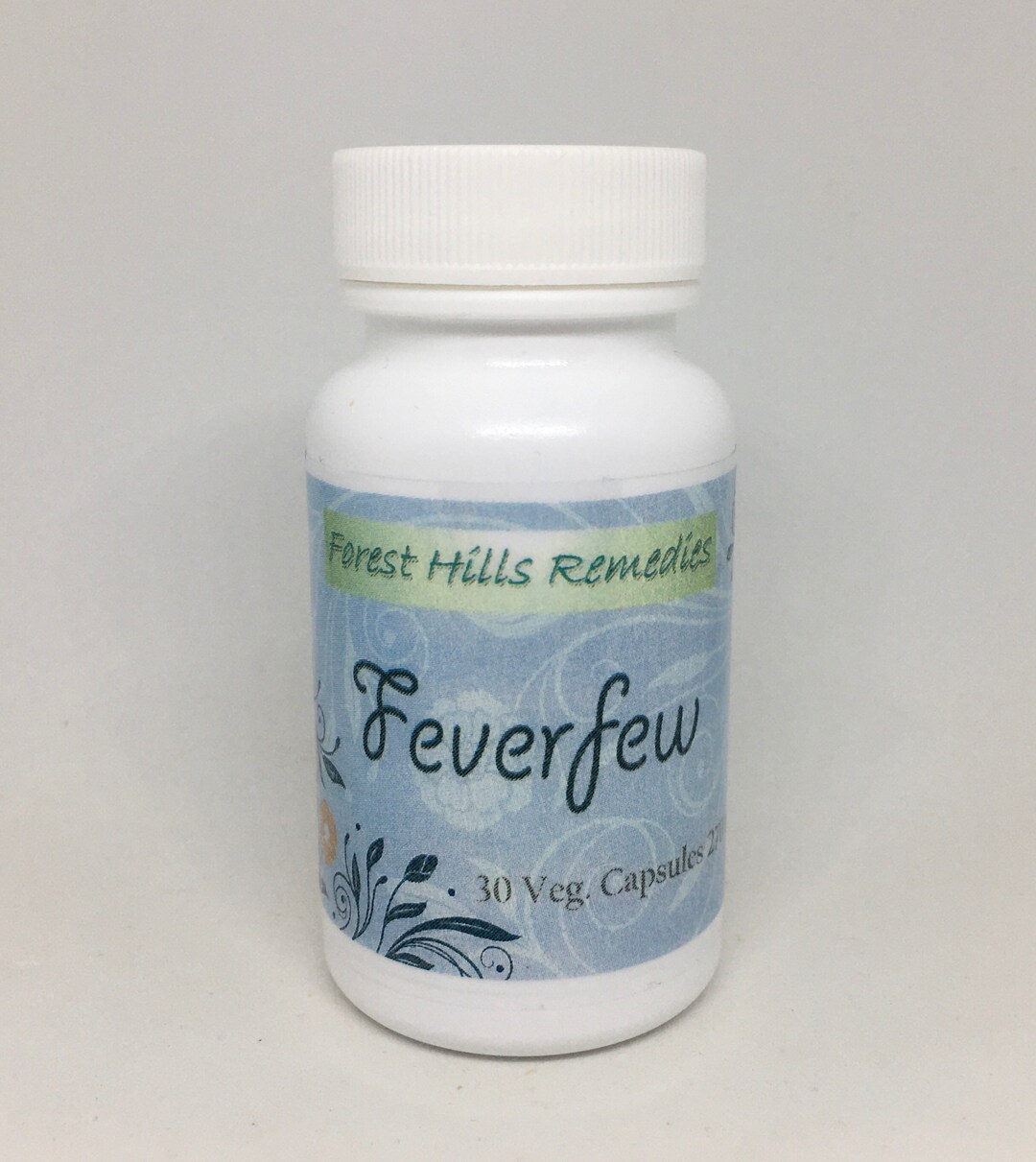 Feverfew Leaf Vegan Capsules, 100% Pure Tanacetum Parthenium, No ...