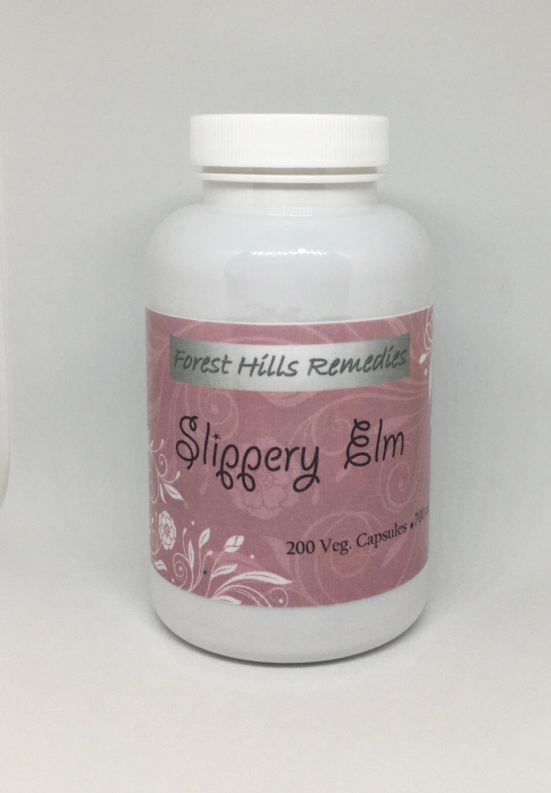 Slippery Elm Vegan Capsule, Ulmus Rubra, 100% Pure Bark Powder , Retail ...