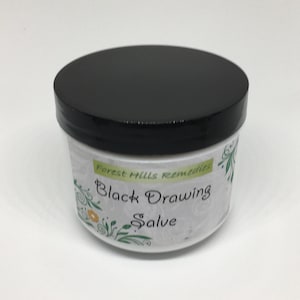 Black Drawing Salve, Traditional Formula, Splinters, Slivers, Stingers ...