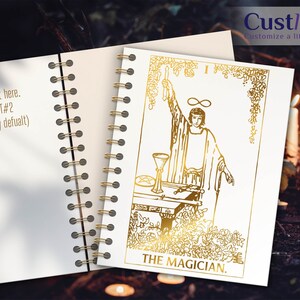 The Magician Notebook Magical Bullet Journal Custle Gold - Etsy