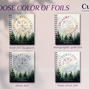 Notebook for Studying Runes, Beautiful Viking Design, Magic Bujo, Art ...