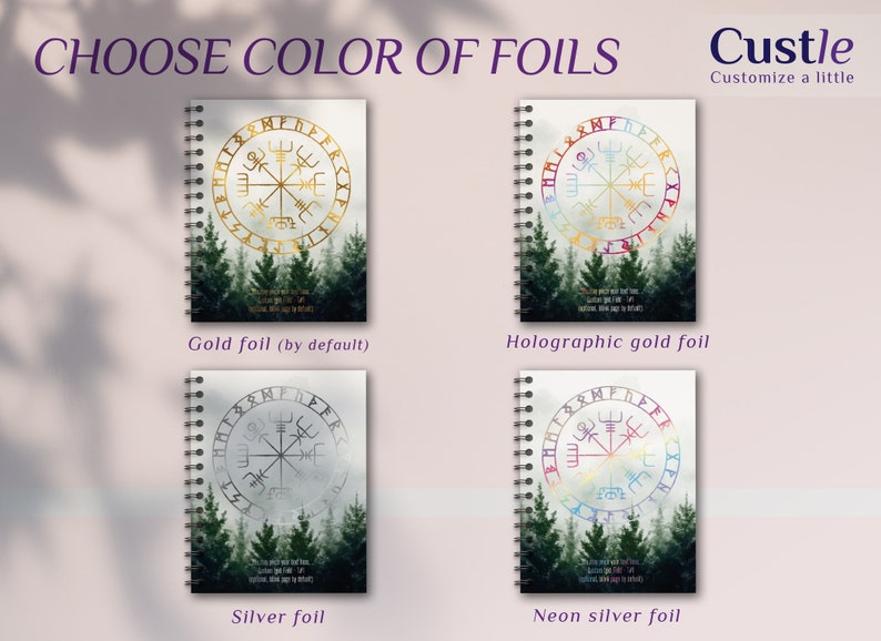 Notebook for Studying Runes, Beautiful Viking Design, Magic Bujo, Art ...