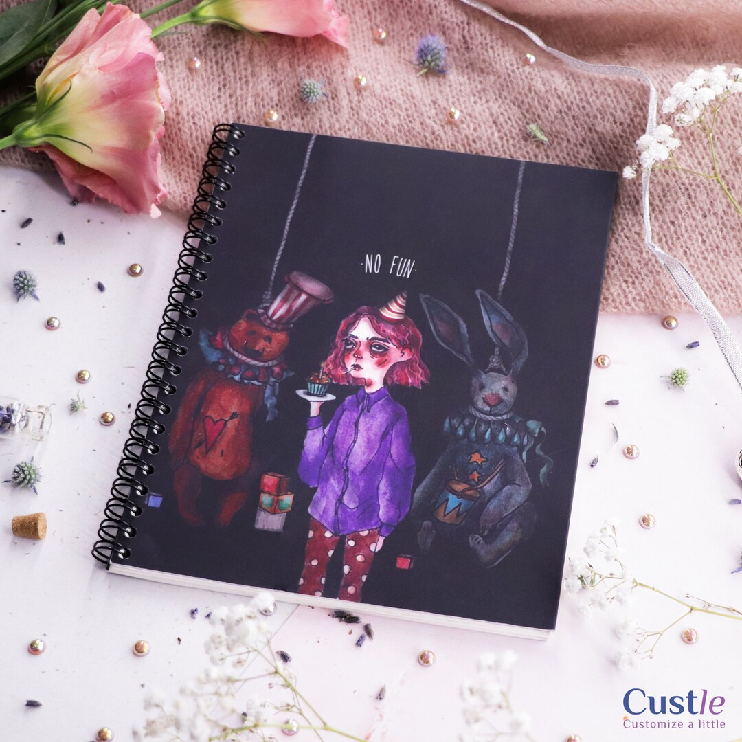 Personalized Notebook, Custom With You Own Words, Personal Dairy ...