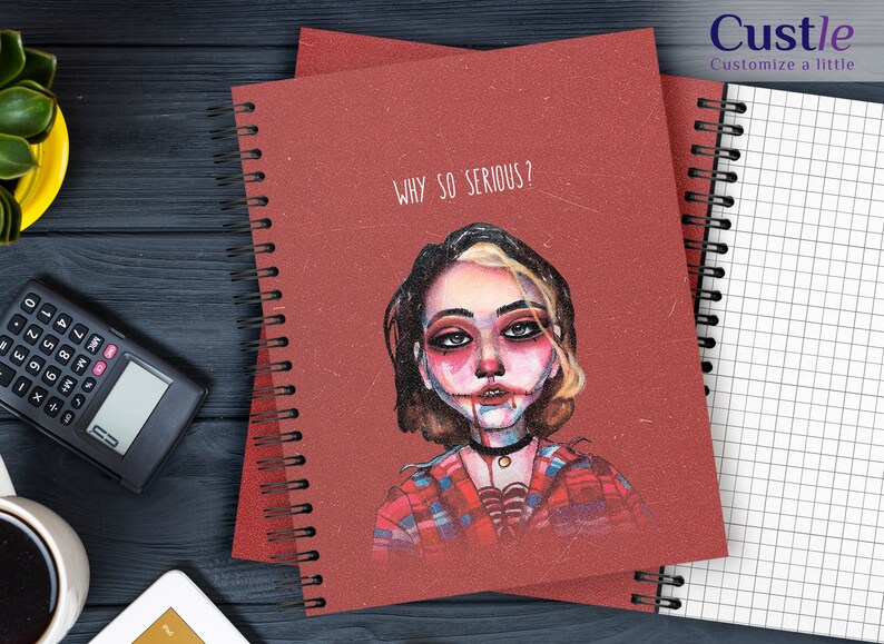 Hardcover Dark Art Diary Laminated Personalized Coated - Etsy