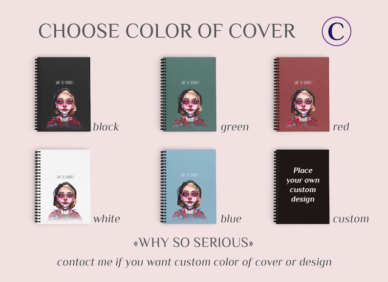 Hardcover Dark Art Diary Laminated Personalized Coated - Etsy