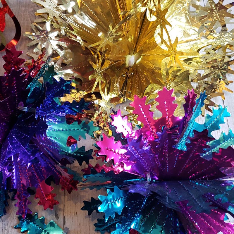 Foil Christmas Ceiling Decorations - Etsy UK