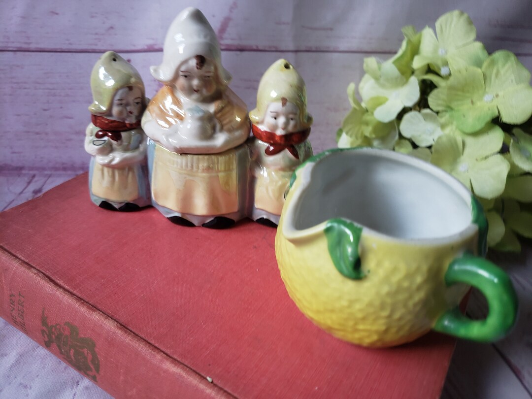 Art Deco Dutch Ladies Cruet Set- Japanese 1930 's to Mid Century and a ...