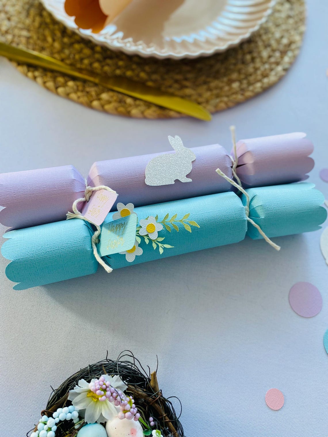 Fill Your Own Easter Crackers, Pastel Easter Bonbons, Party Poppers ...