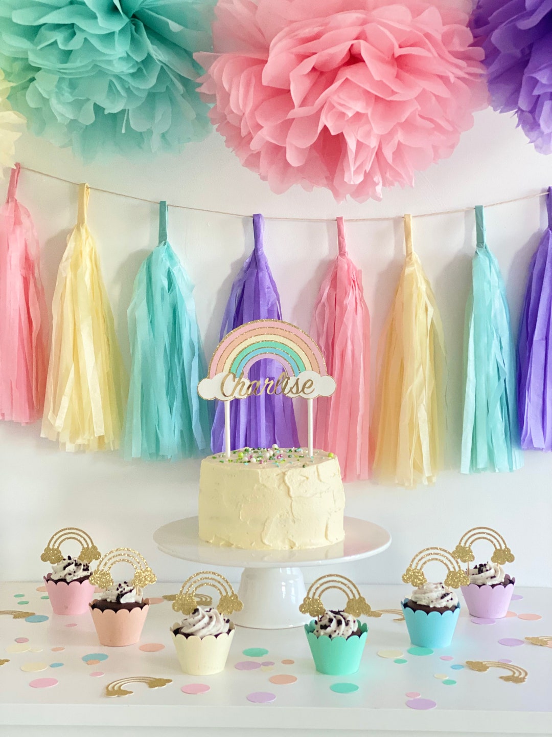 Pastel Party in a Box, Unicorn Party, Pastel Party Decoration, 1st ...