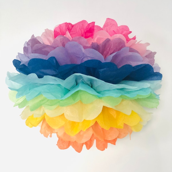 Rainbow Tissue Paper - Etsy