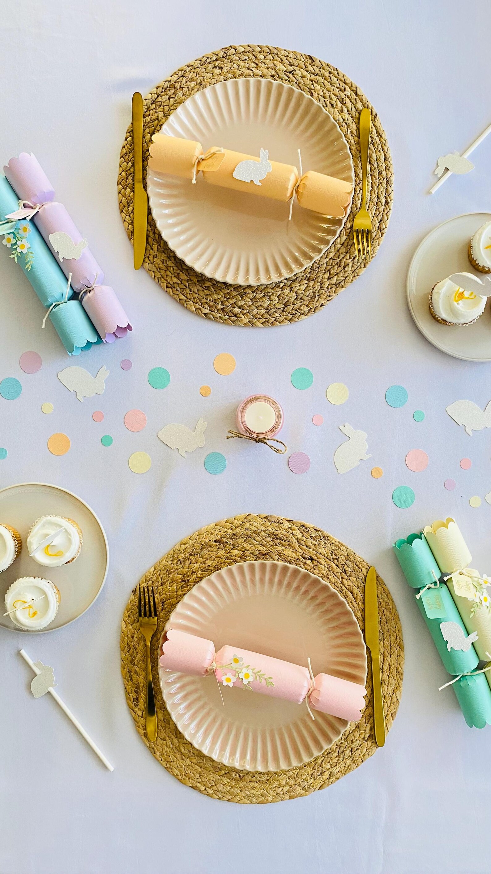 Fill Your Own Easter Crackers, Pastel Easter Bonbons, Party Poppers ...