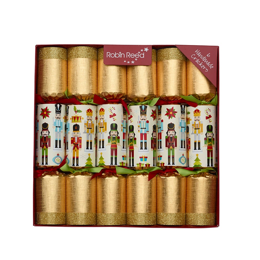 Robin Reed 6 X 12 Inch Handmade English Christmas Crackers With POP ...