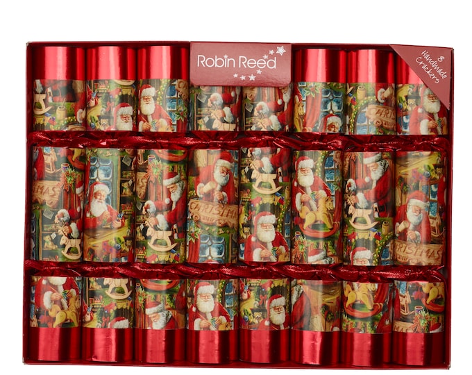 8 X 10" Handmade English Christmas Crackers by Robin Reed With POP ...