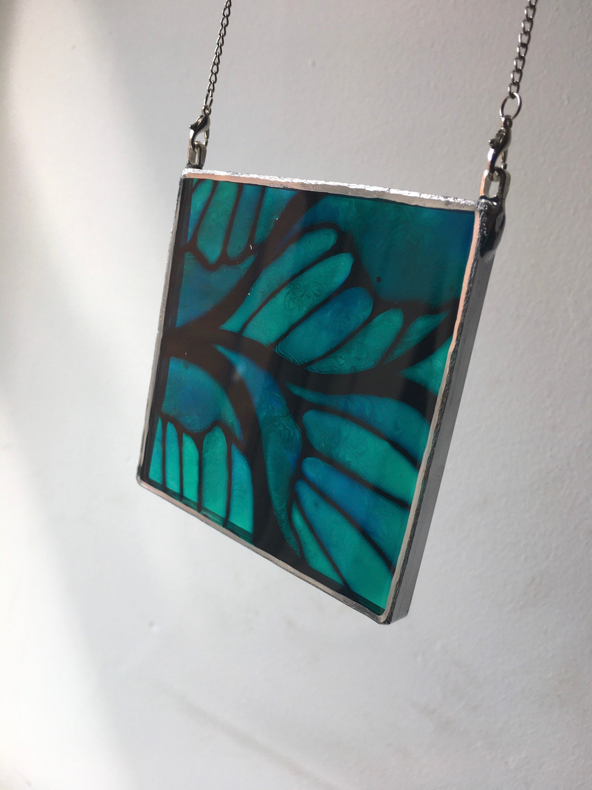 Faux Stained Glass Resin Art Butterfly Stained Glass - Etsy
