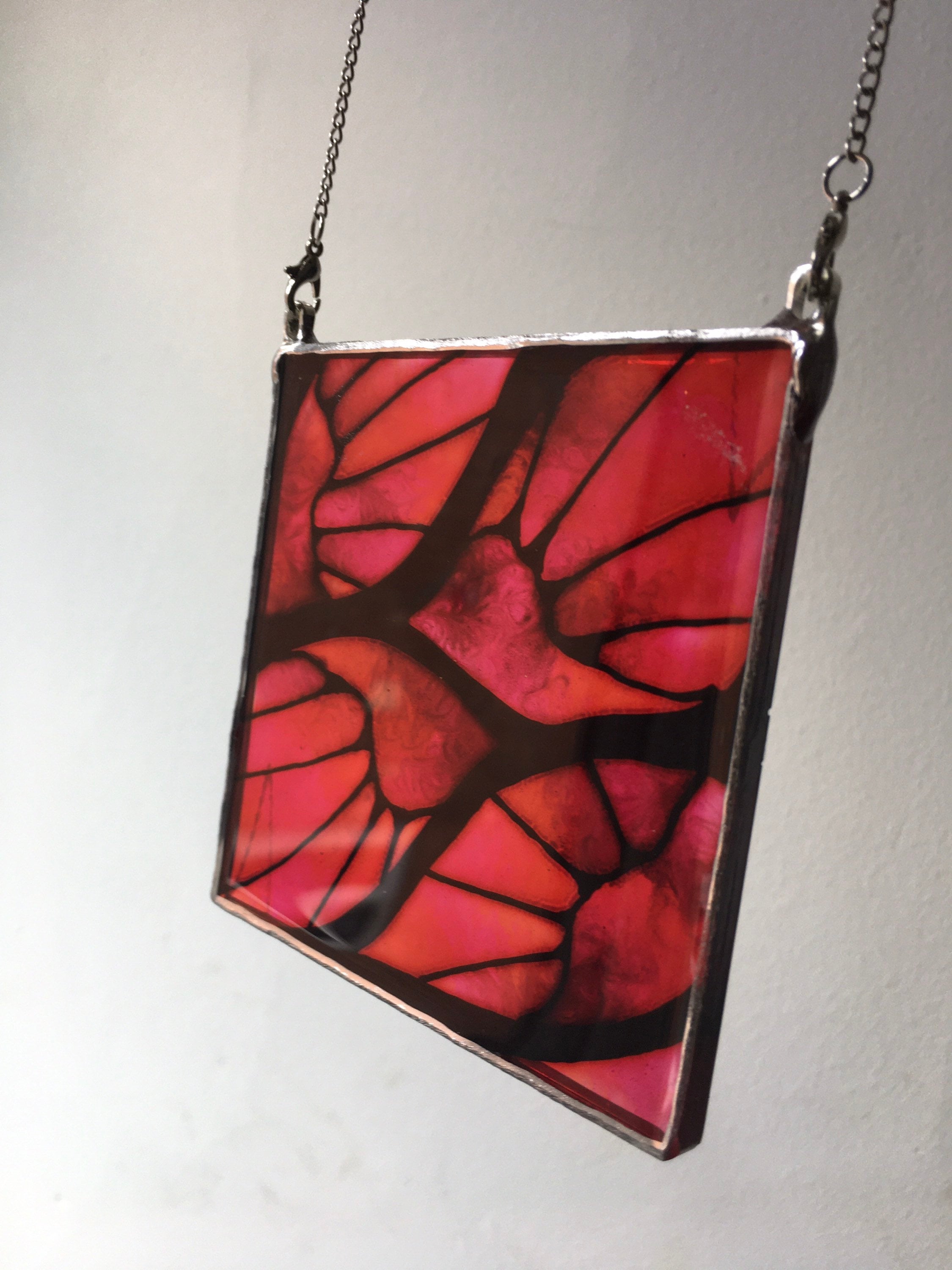 Faux Stained Glass Resin Art Butterfly Stained Glass - Etsy