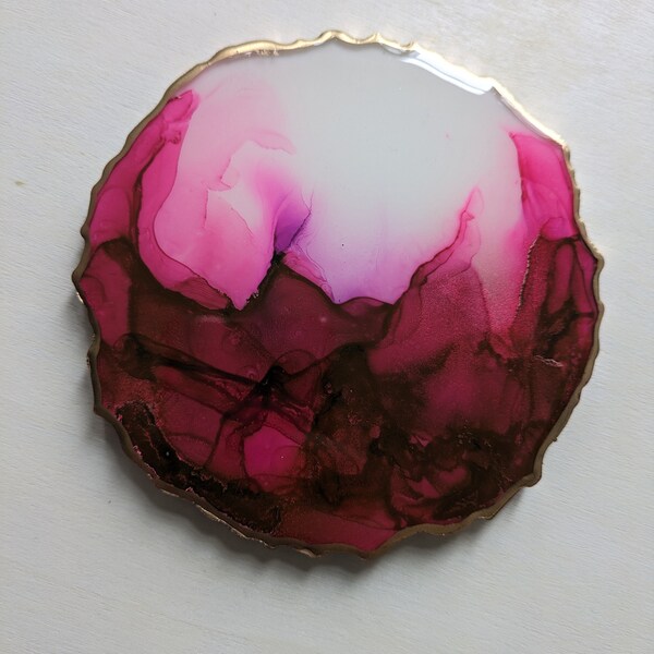 Hot Pink Coasters - Etsy