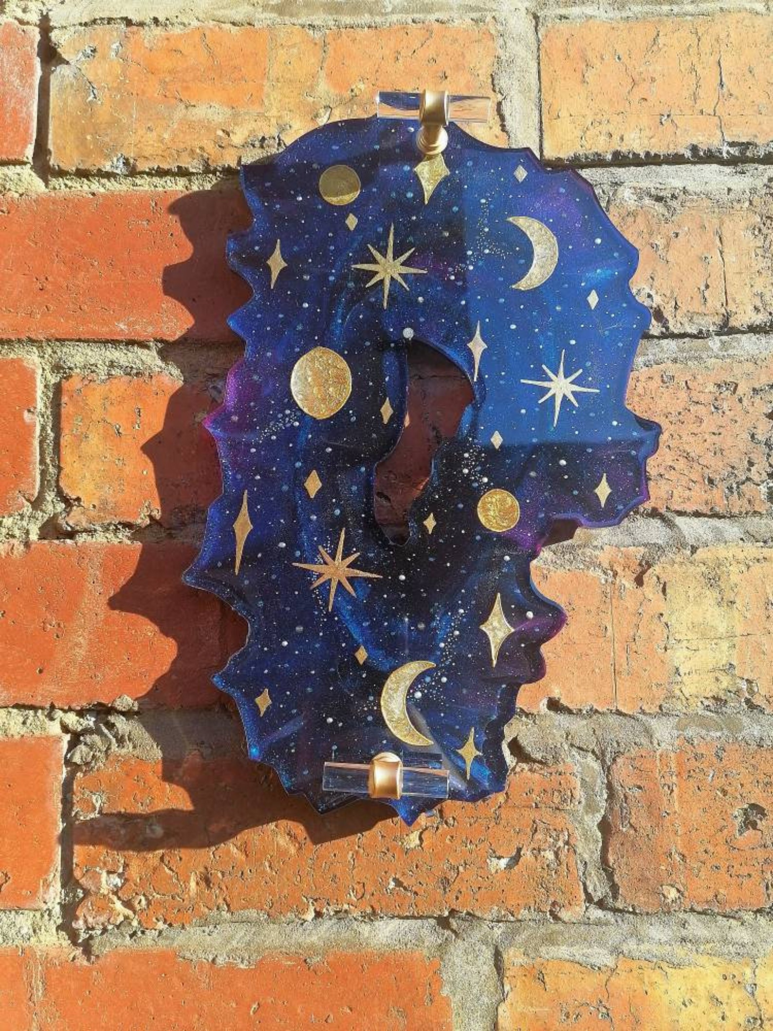 Celestial Geode Resin Tray Physics Gift Galaxy Bedroom Moon - Etsy