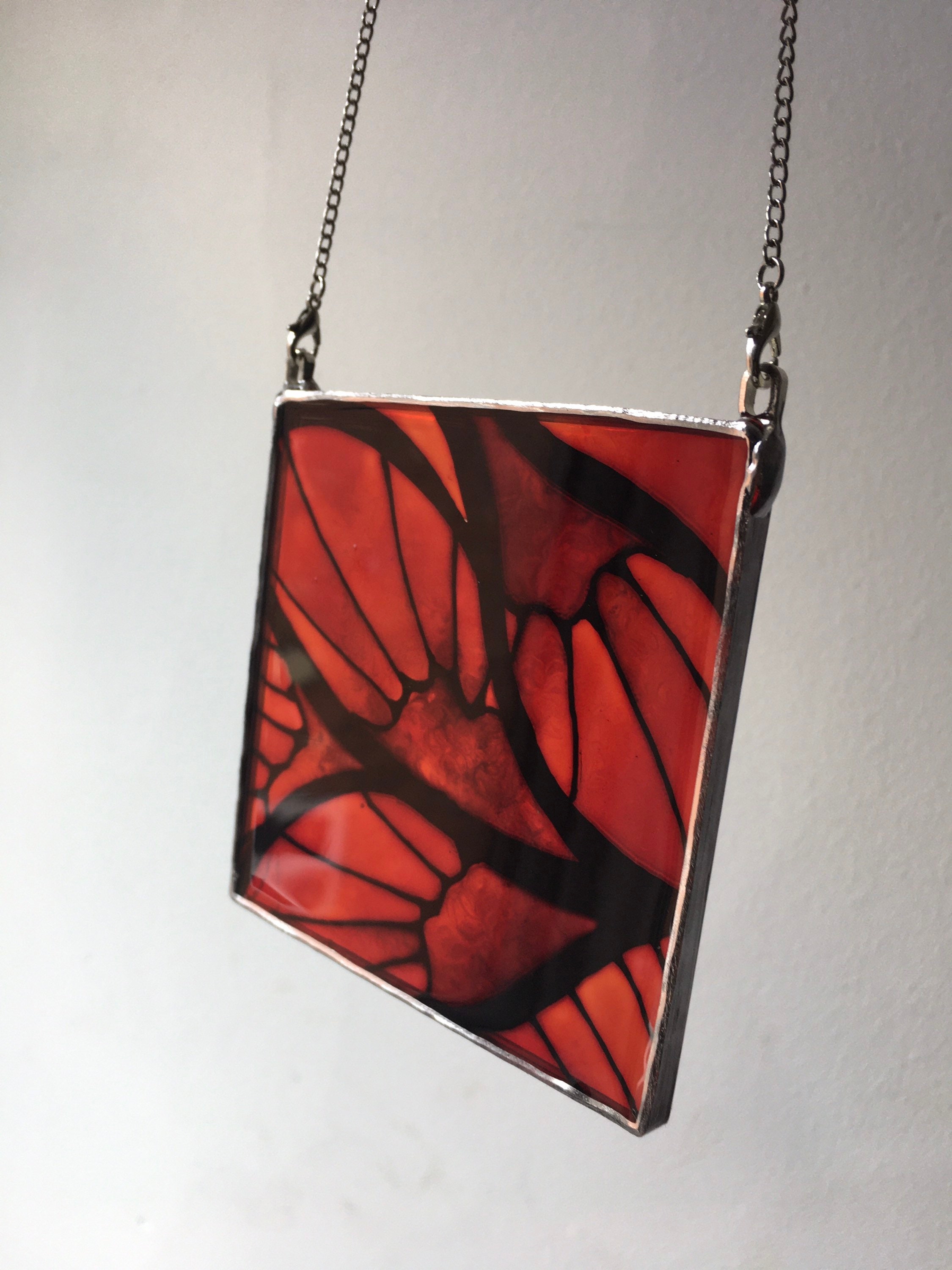 Faux Stained Glass Resin Art Butterfly Stained Glass - Etsy