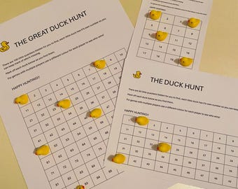 Hide a Duck - Scavenger Hunt Prank Joke - 100 Tiny Ducks - Game - Etsy UK