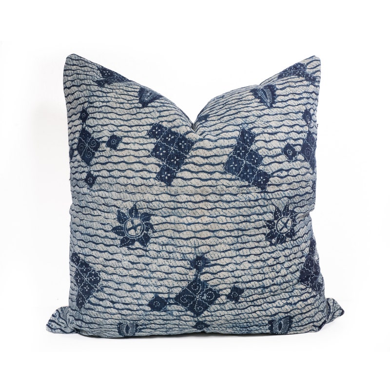 Batik Pillow Cover 20x20 - Etsy