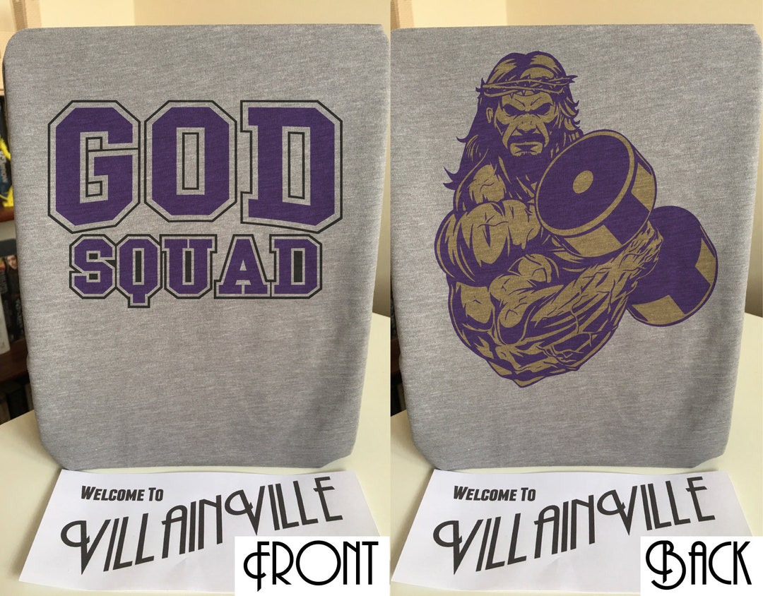 God Squad Double Print T-shirt - Etsy