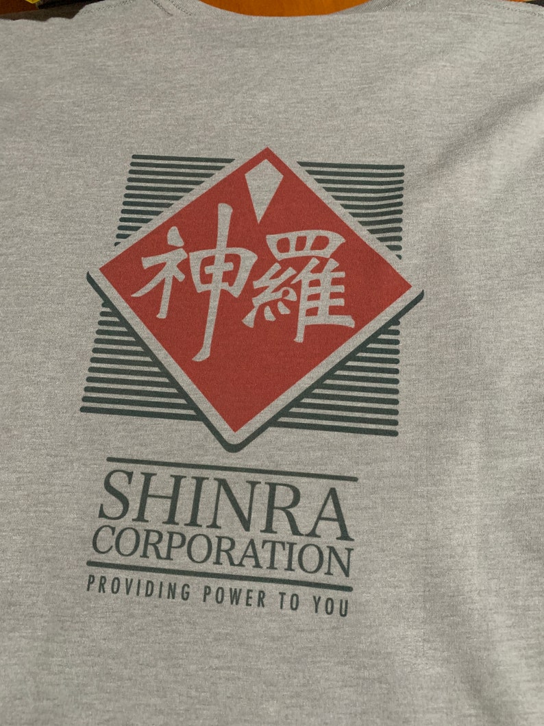 Shinra Corporation Double-print T-shirt | Etsy UK