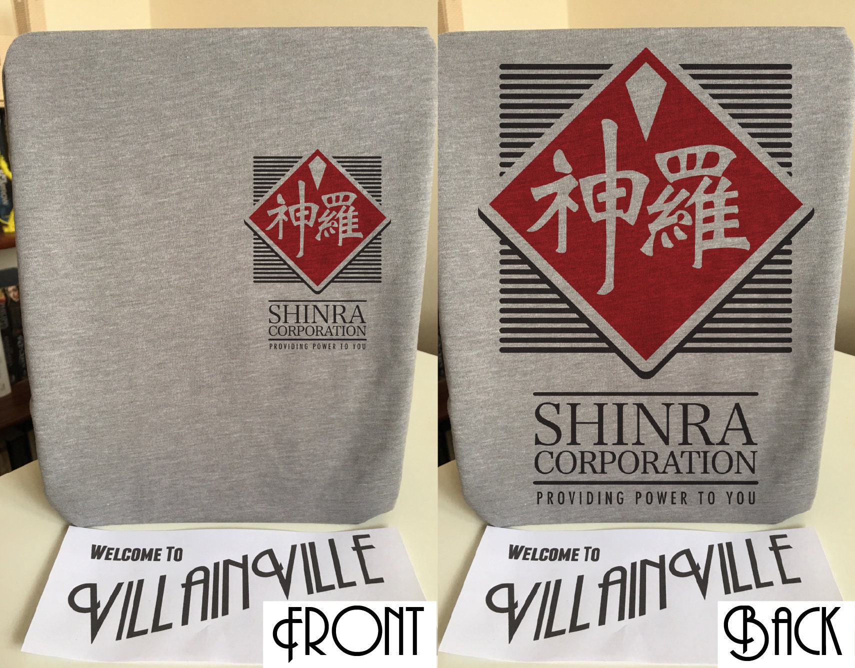 Shinra Corporation Double-Print T-Shirt | Etsy