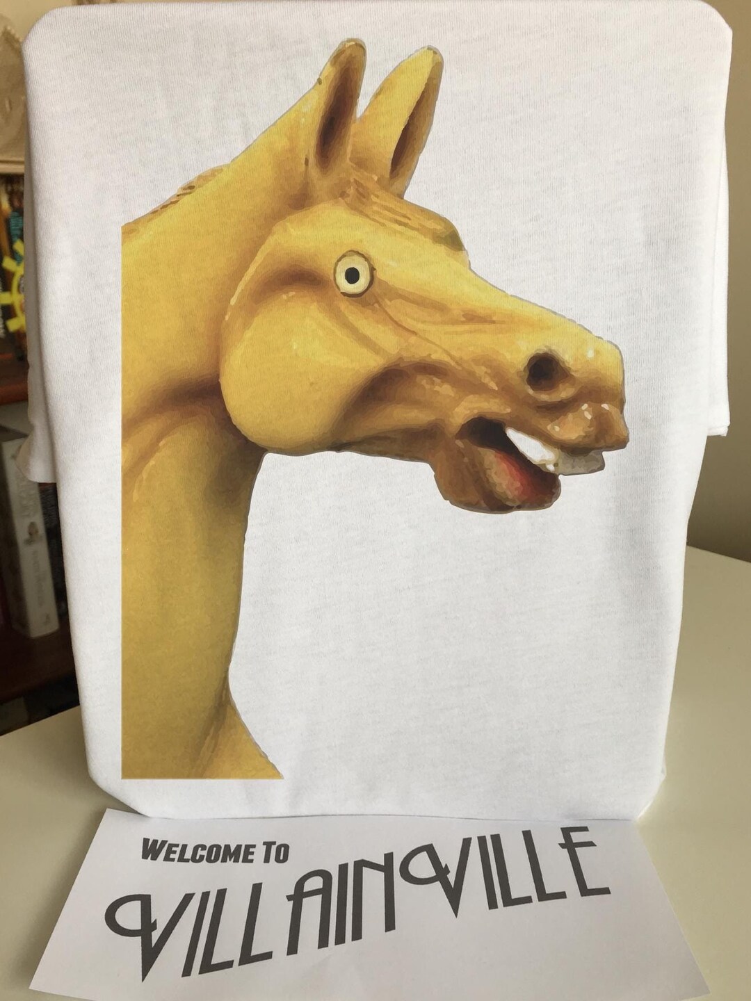 Carousel Horse Meme We Live in a Time T-shirt - Etsy