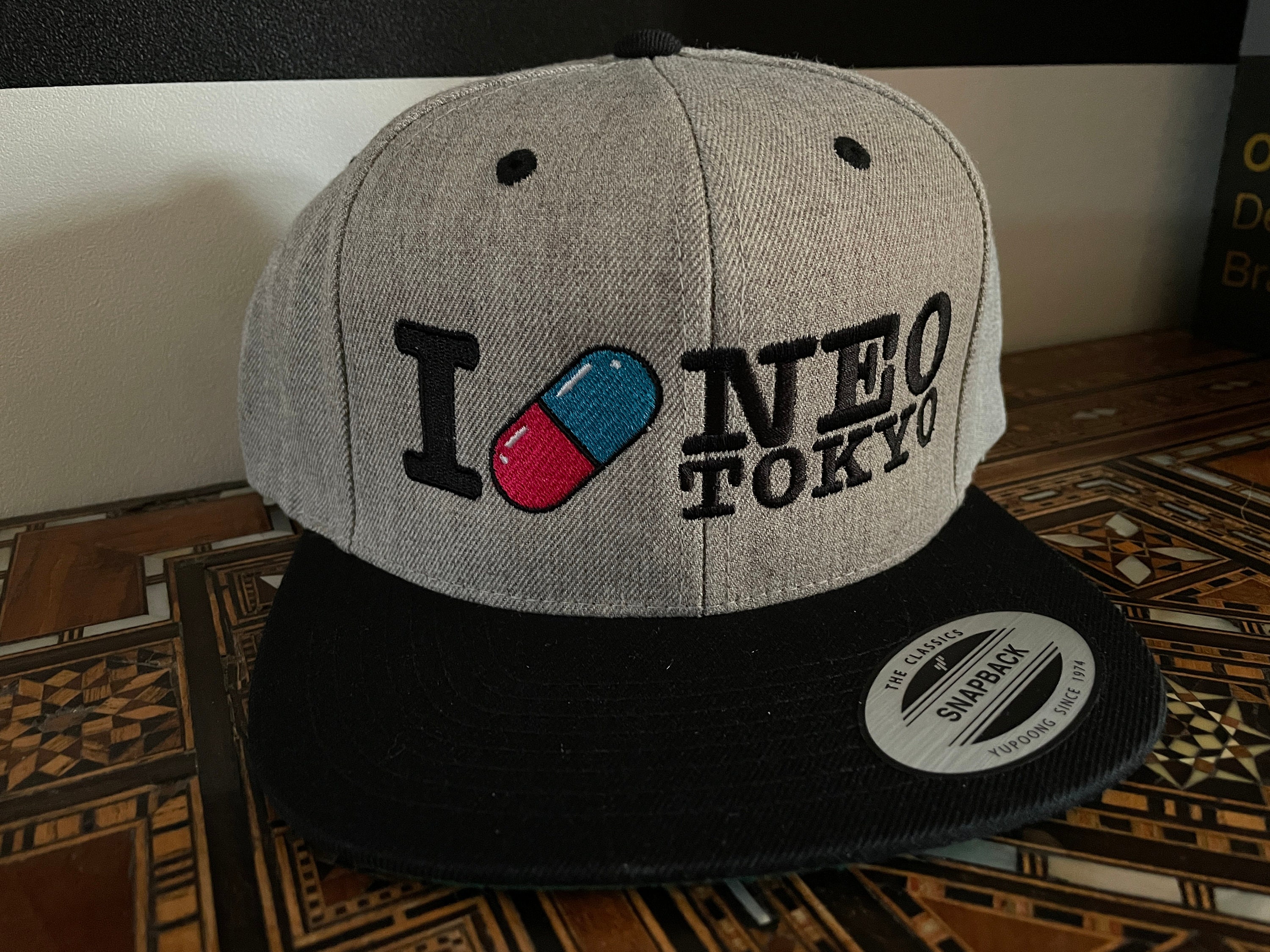 I Love Neo-Tokyo Pill Snapback Cap Hat | Etsy
