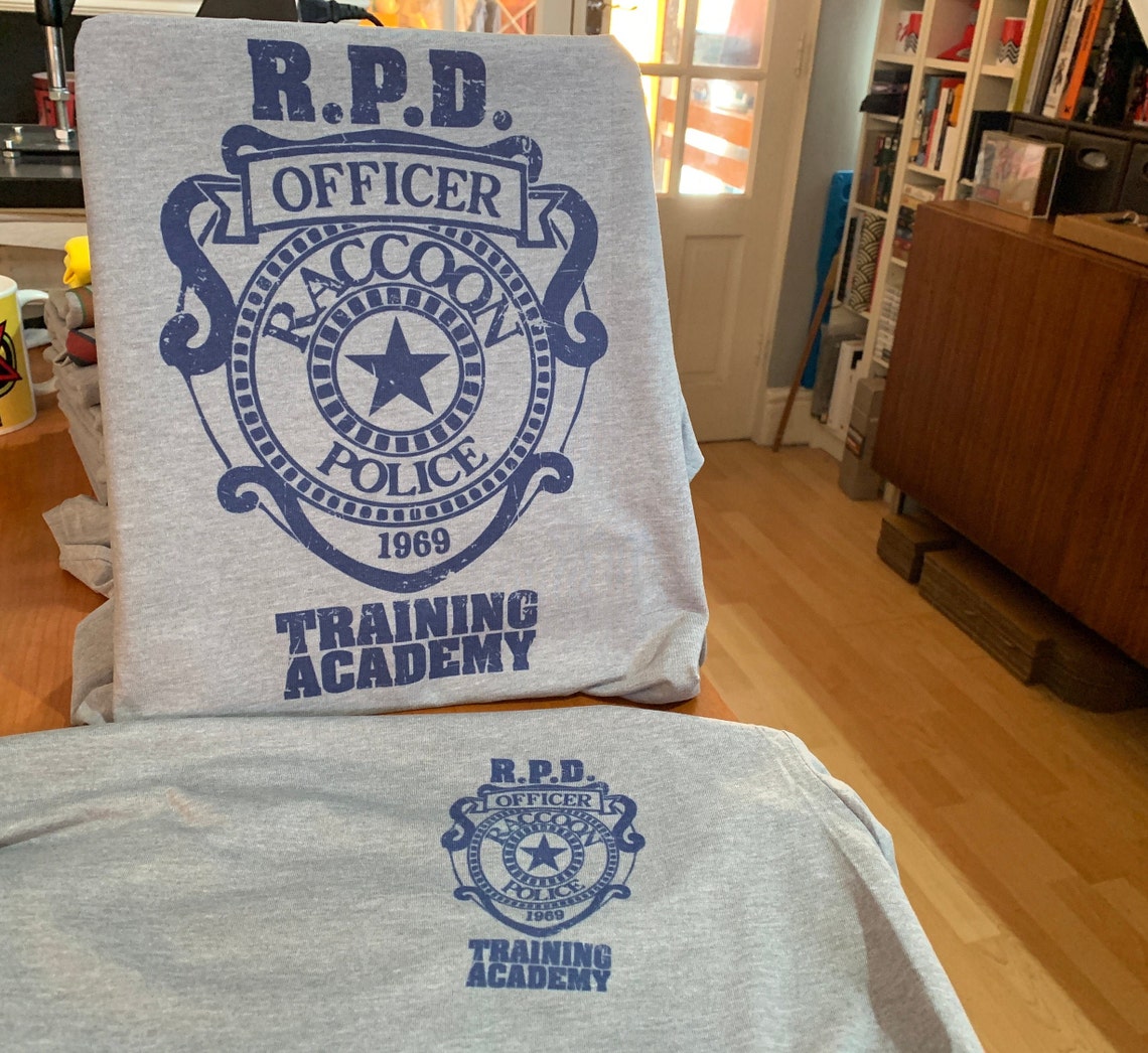 Raccoon City Police R.P.D. Double-print T-shirt - Etsy
