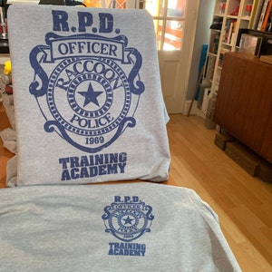 Raccoon City Police R.P.D. Double-print T-shirt - Etsy