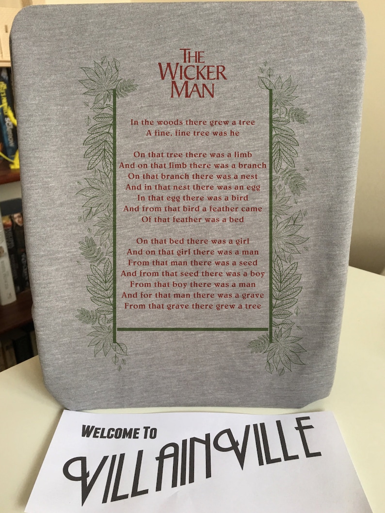 The Wicker Man Maypole Lyrics T-shirt Based on the Song - Etsy