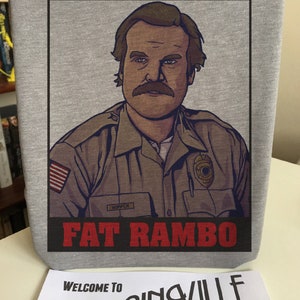 Fat Rambo T-shirt - Etsy