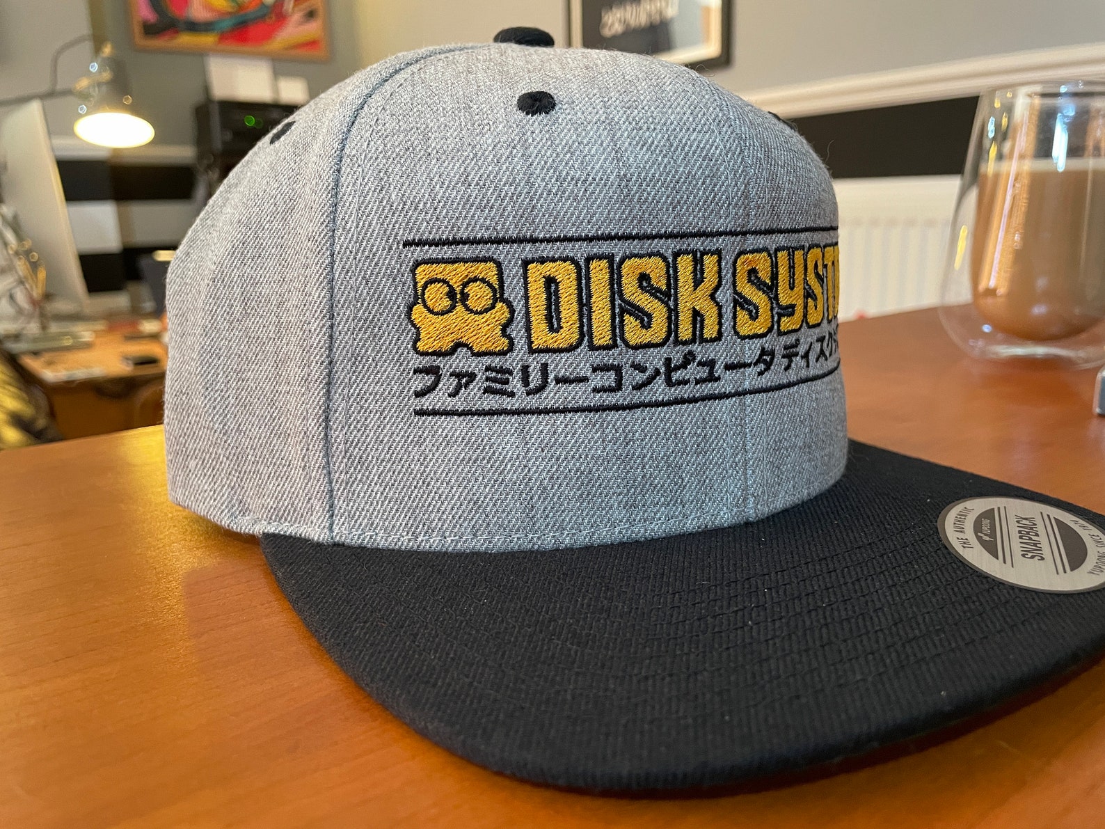 Disk System Disk-kun Snapback Cap 8bit Hat - Etsy