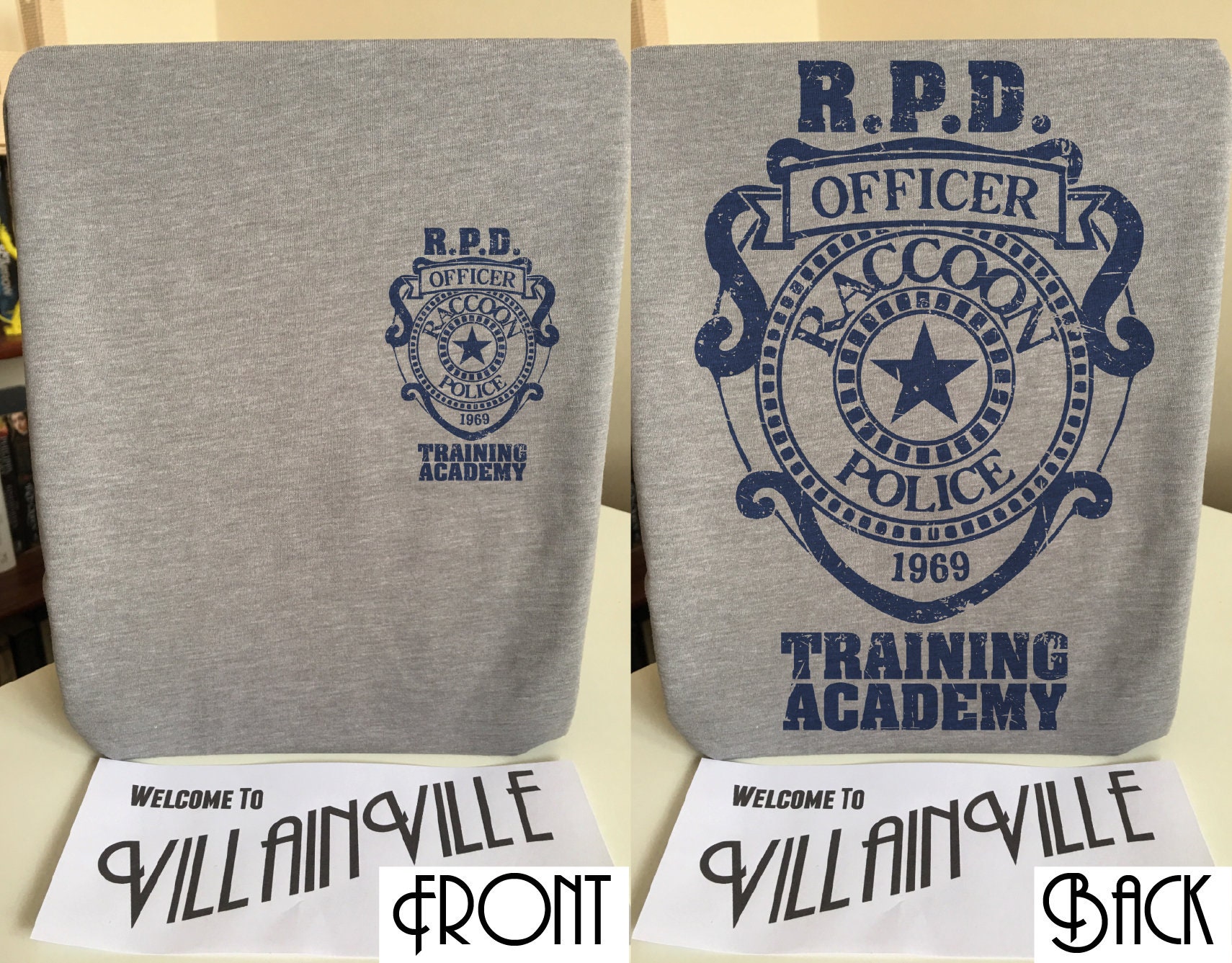Raccoon City Police R.P.D. Double-print T-shirt - Etsy