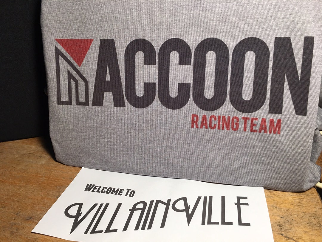 Raccoon Racing Team T-shirt - Etsy
