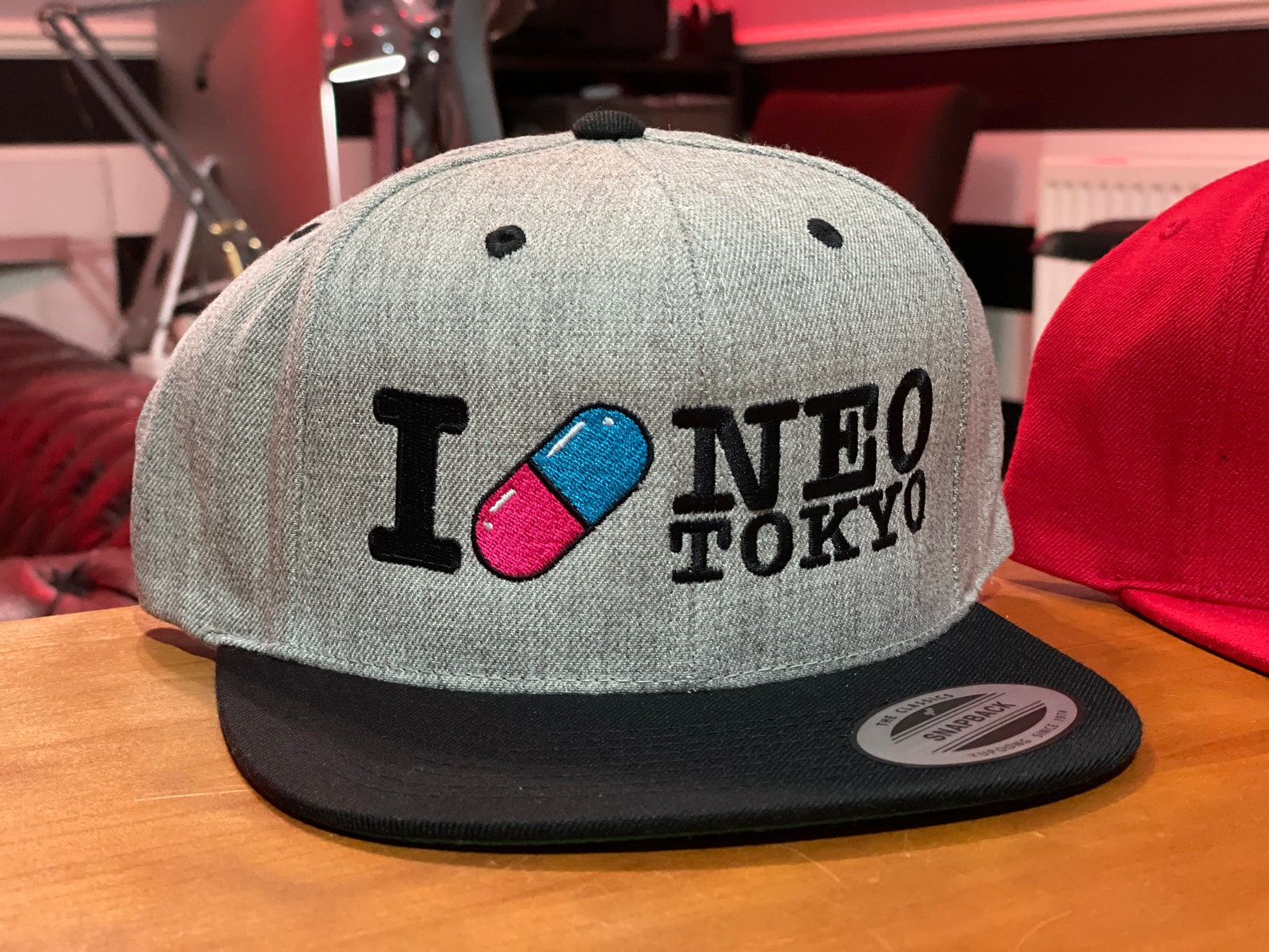 I Love Neo-tokyo Pill Snapback Cap Hat - Etsy UK