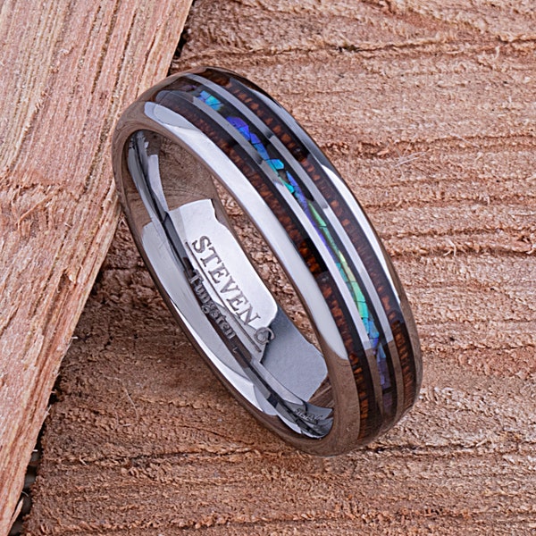 Tribal Wedding Band - Etsy
