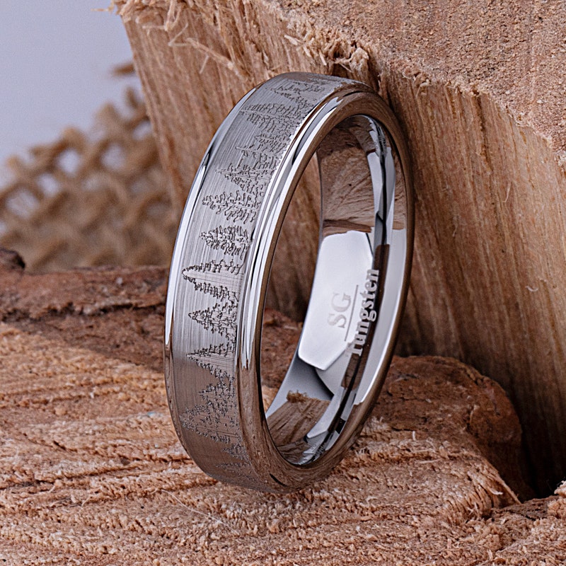 Tree Wedding Ring - Etsy